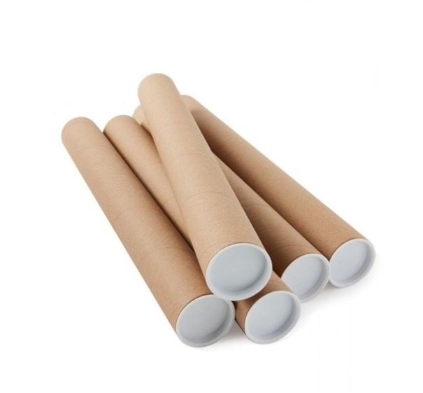 ABOOWE Kapaklı Silindir Kutu Rulo 5 cm X 50 cm 5 Adet - Aboowe